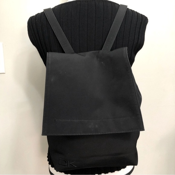 Donna Karan | Bags | Dk Donna Karen Black Neoprene Backpack Purse ...